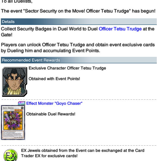 YGOrganization | [Duel Links] Sector Security on the Move! Officer ...