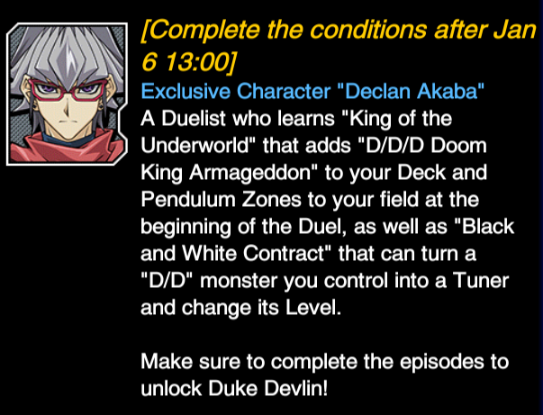 YGOrganization | [Duel Links] The Power Beyond Dimensions: Declan Akaba Event