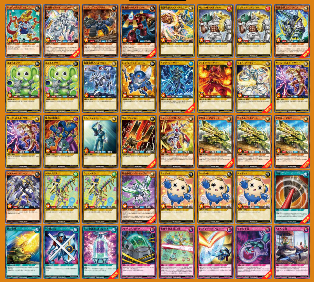 YGOrganization | [RD/GRD1] and [RD/GRD2] Complete Lists