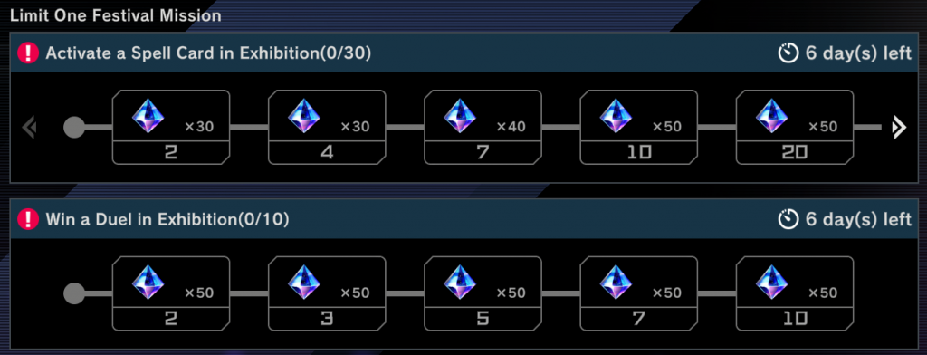 YGOrganization | [Master Duel] Limit One Festival: Additional Missions