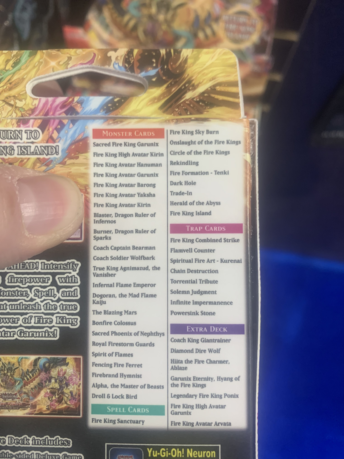 YGOrganization | [TCG-SR14] Structure Deck: Fire King set spoiler