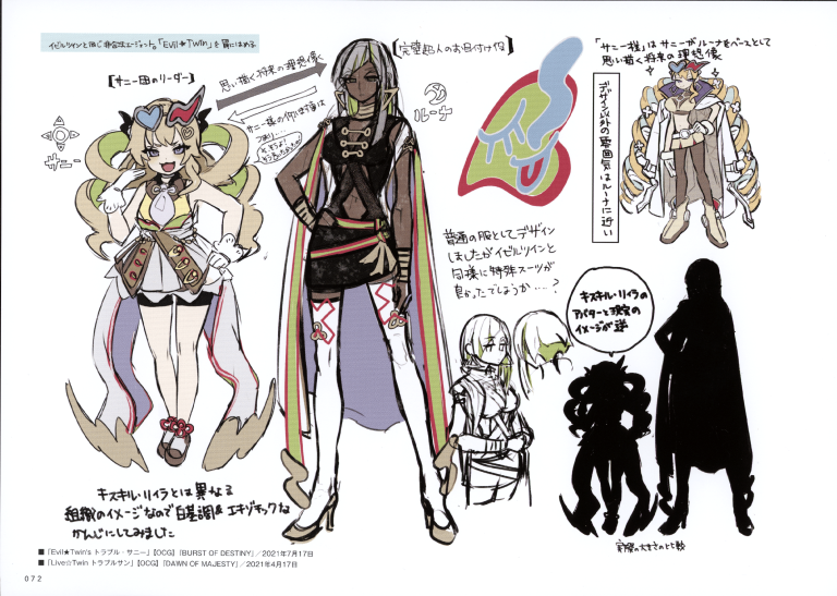 YGOrganization | [ART1] Card Game Art Works: Live☆Twin & Evil★Twin