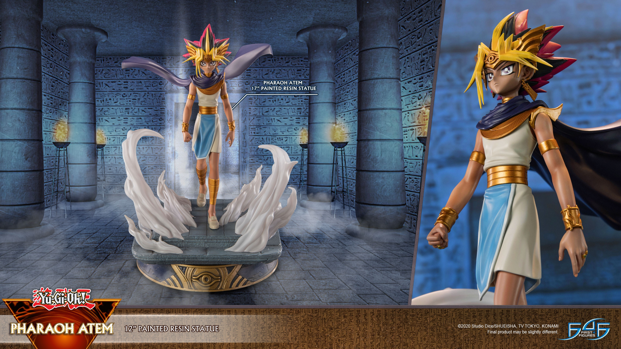YGOrganization | [MERCHANDISE] First 4 Figures Pharaoh Atem statues