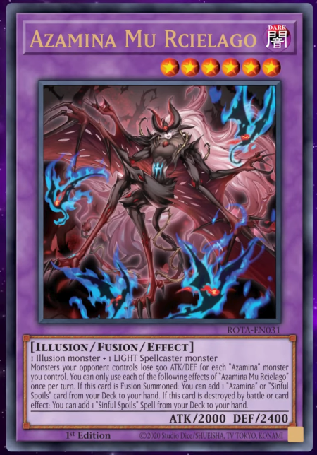 YGOrganization | Blessed Be The “Azamina”! [ROTA]