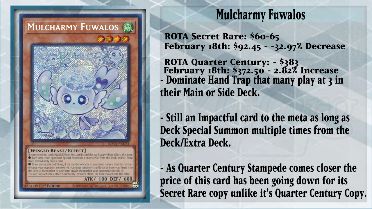 YGOrganization | MW: Surfacing Techs For The New And Upcoming Format