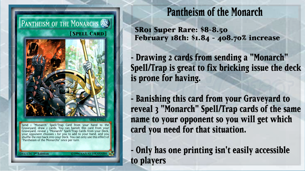 YGOrganization | MW: Surfacing Techs For The New And Upcoming Format