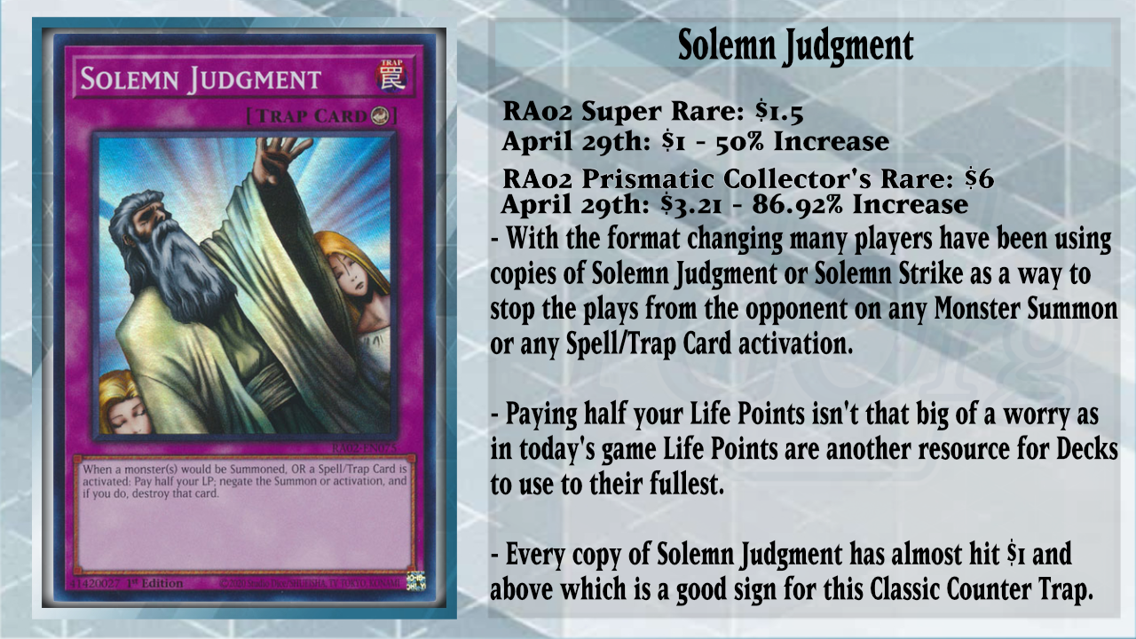 YGOrganization | MW: Classic And Old Techs Return to Take On The Meta