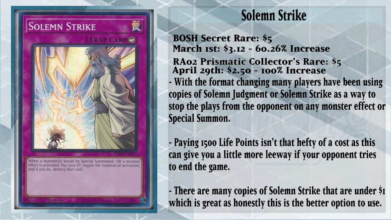 YGOrganization | MW: Classic And Old Techs Return to Take On The Meta